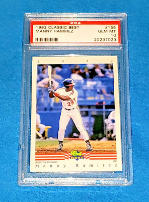 MANNY RAMIREZ ROOKIE RC 1992 CLASSIC BEST 155 CLEVELAND INDIANS POP 37 ...