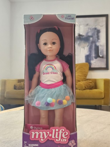 My Life As 18" Poseable Quinn Doll Black Hair & Brown Eyes NEW 5+ | eBay