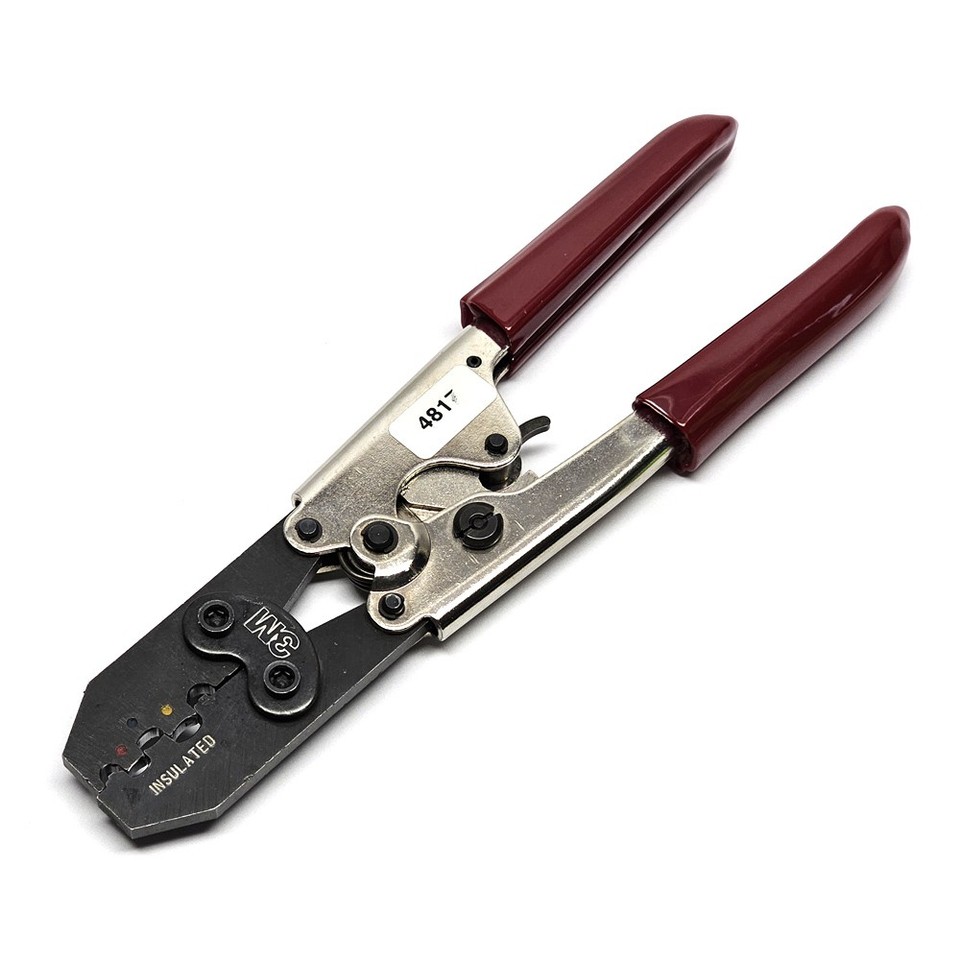 3M Scotchlok TR-490 Hardened Steel Ratchet Tool Hand Crimp 10-22 AWG ...