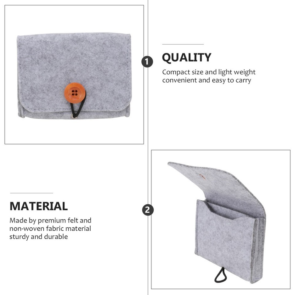 2PCS Essential Oil Storage Bag Six Bottles Essential Oil Small Travel ...