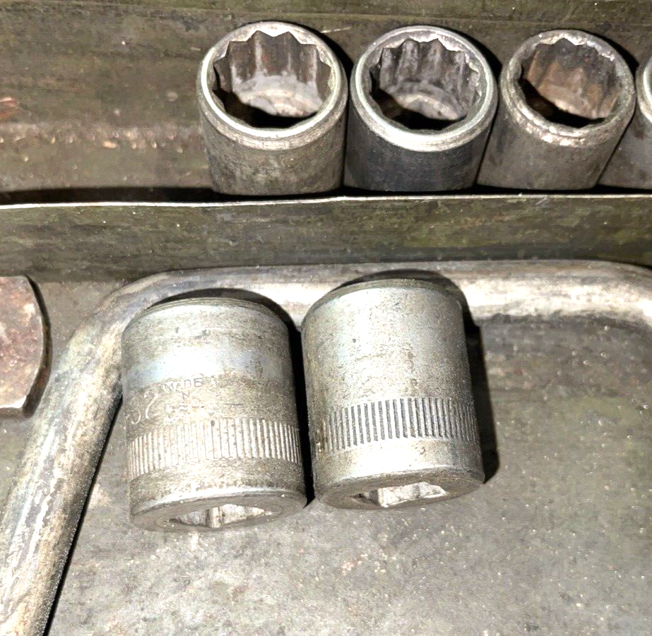 FULTON TOOLS VINTAGE 29 PIECE 1/2 DRIVE STANDARD GENERAL SERVICE SET | eBay