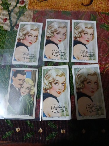 Constance Bennett 1930s 6ct Variety LOT Tobacco Cards | eBay