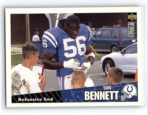 1996 Collector's Choice Tony Bennett Indianapolis Colts #300 | eBay