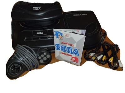 Sega Genesis/32X/CD Console Bundle with 27 Games!*** | eBay
