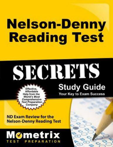 Nelson-Denny Reading Test Secrets Study Guide : ND Exam Review for the ...