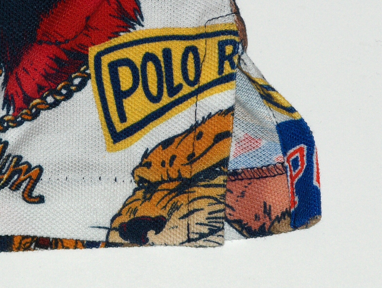 POLO RALPH LAUREN Men's Mascot Pennant Collegiate Custom Slim Fit Mesh ...