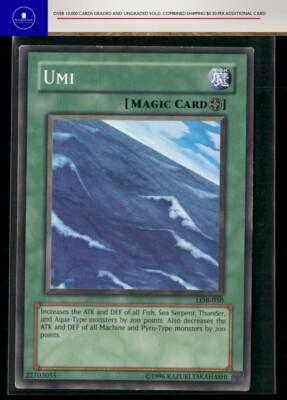 The Legend of Blue Eyes White Dragon Umi #LOB-050 | eBay