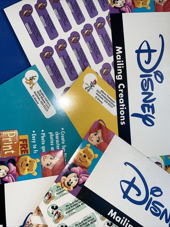Disney Mailing Creations GLOSSY ADDRESS LABELS-260 labels Toy Story ...