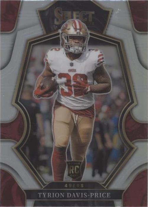 2022 Panini Select - Premier Level Tyrion Davis-Price #187 Silver Prizm ...