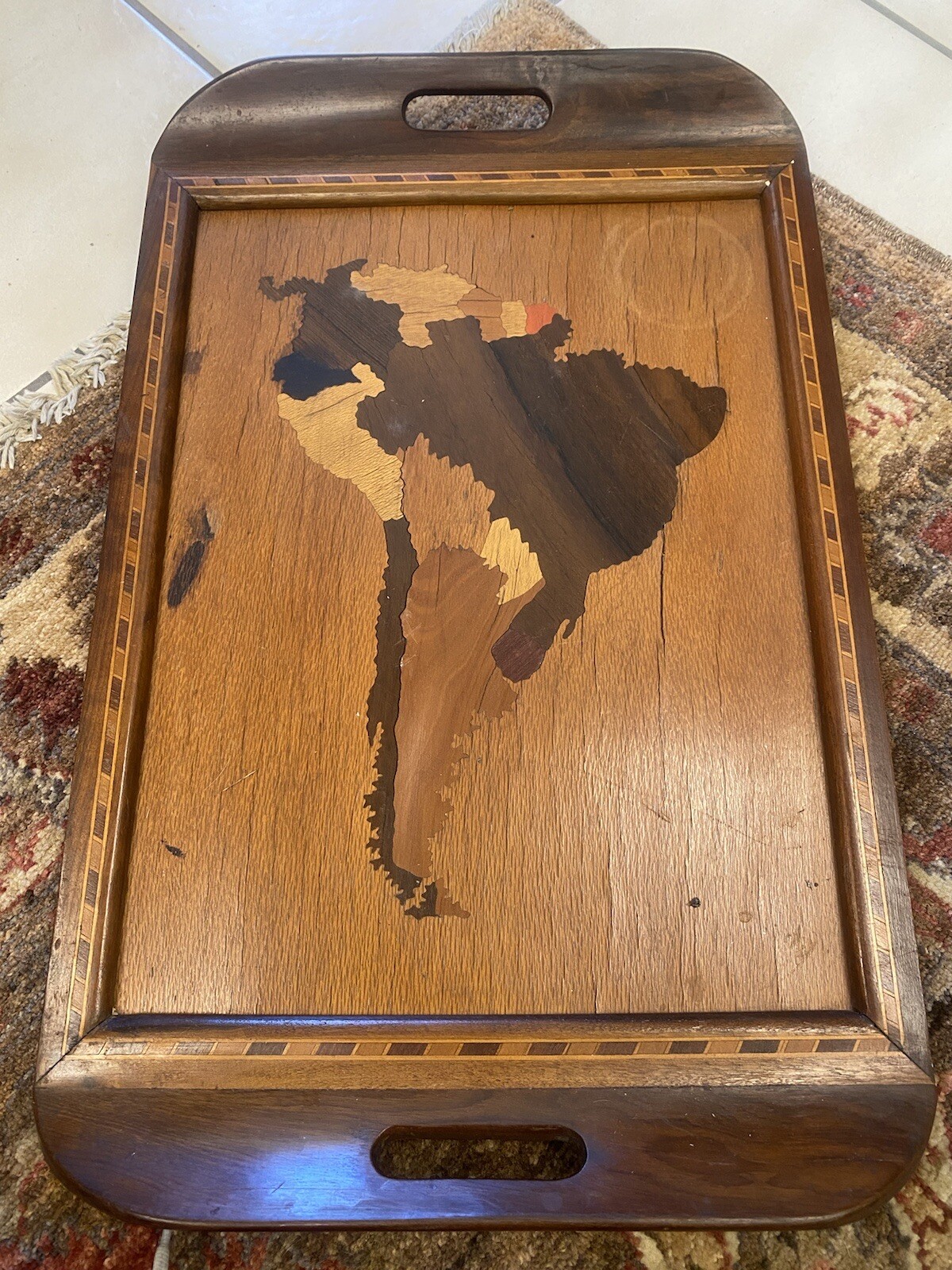 Wood Inlay Maps