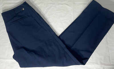 2 New Cintas Flame Resistant 746-20 size 31 No Hem Nomex Navy Blue ...