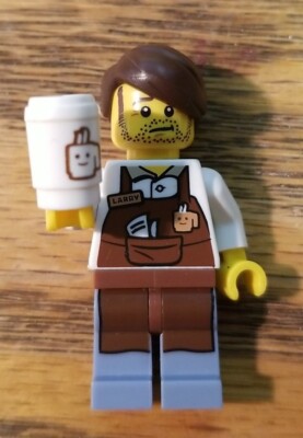 The LEGO Movie Larry the Barista Collectible Minifigure CMF | eBay