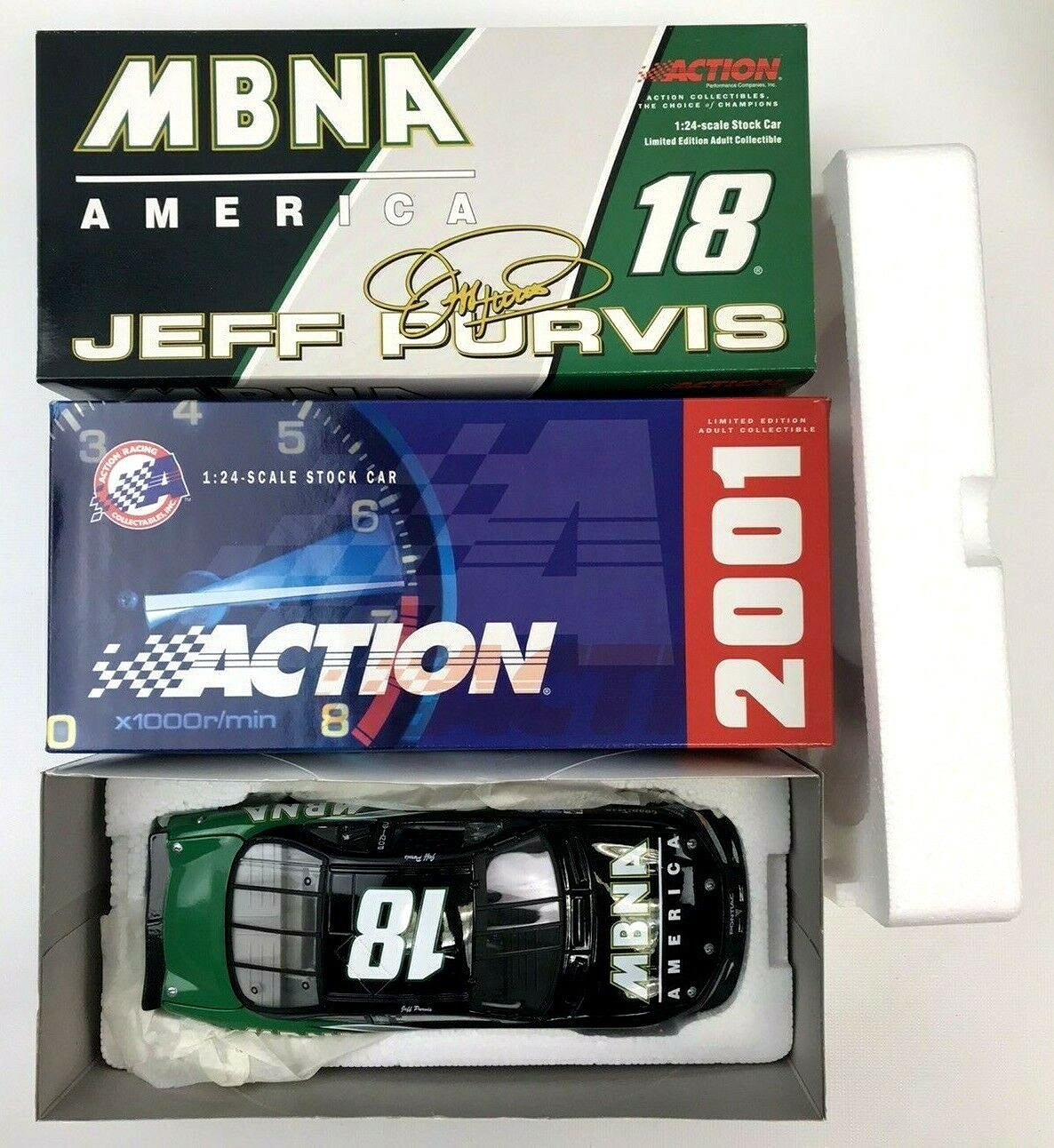 Jeff Purvis #18 2001 Grand Prix MBNA America Action RCCA 1:24-Scale ...