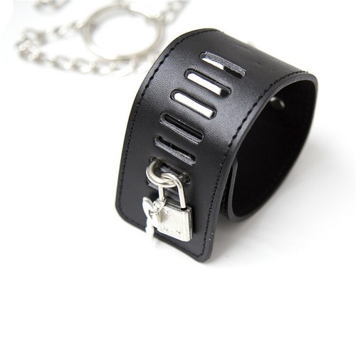 slaves Chain Binding Hand Ankle Cuffs Neck Collar Lockable Restraints ...
