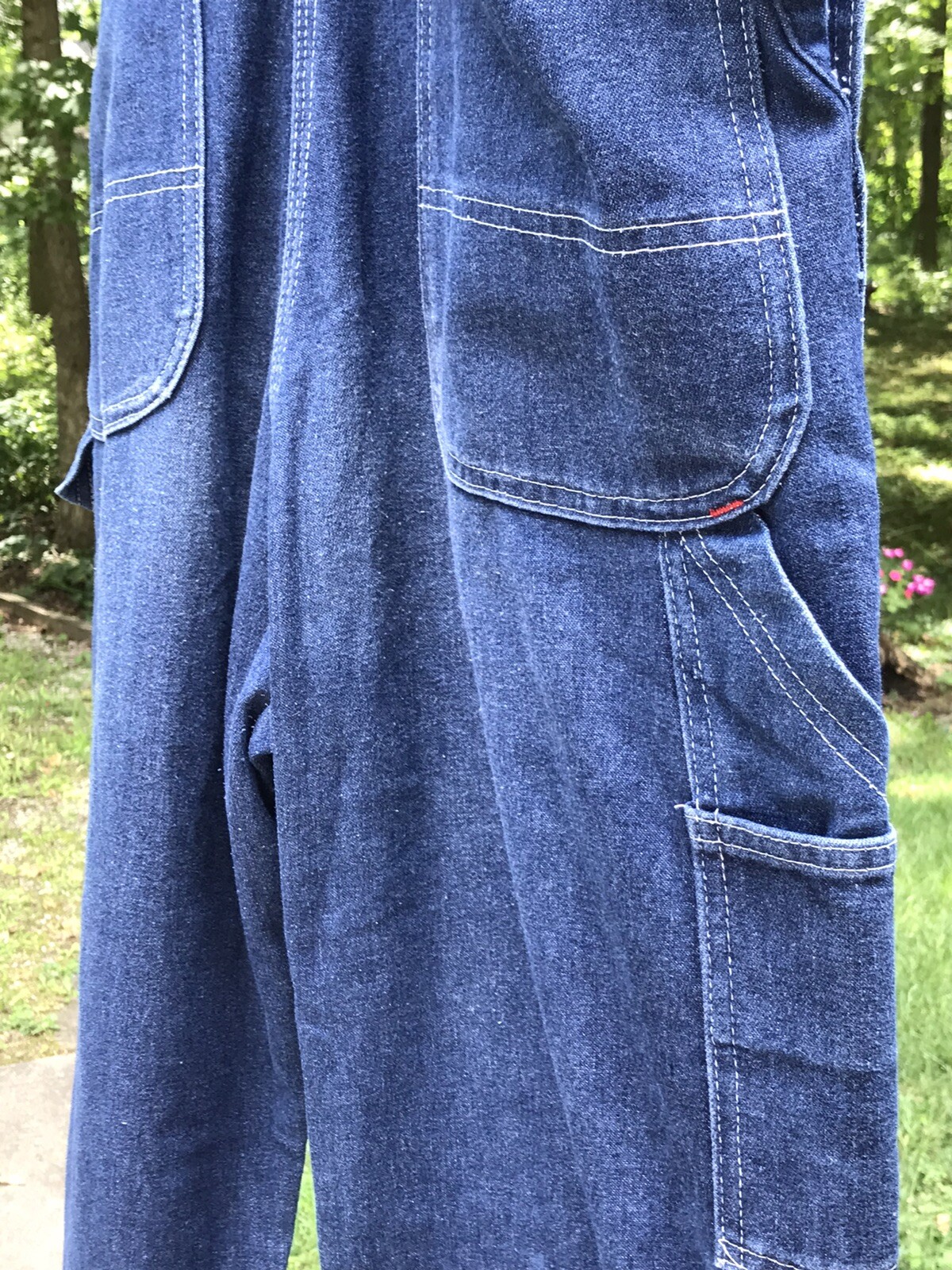 Vintage '70s Big Mac Overalls Pennys Square Back meas… - Gem