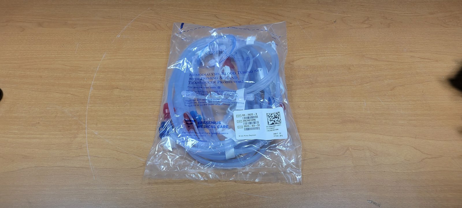 LOT OF 2 FRESENIUS MEDICAL COMBISET HEMODIALYSIS BLOOD TUBING SET new ...