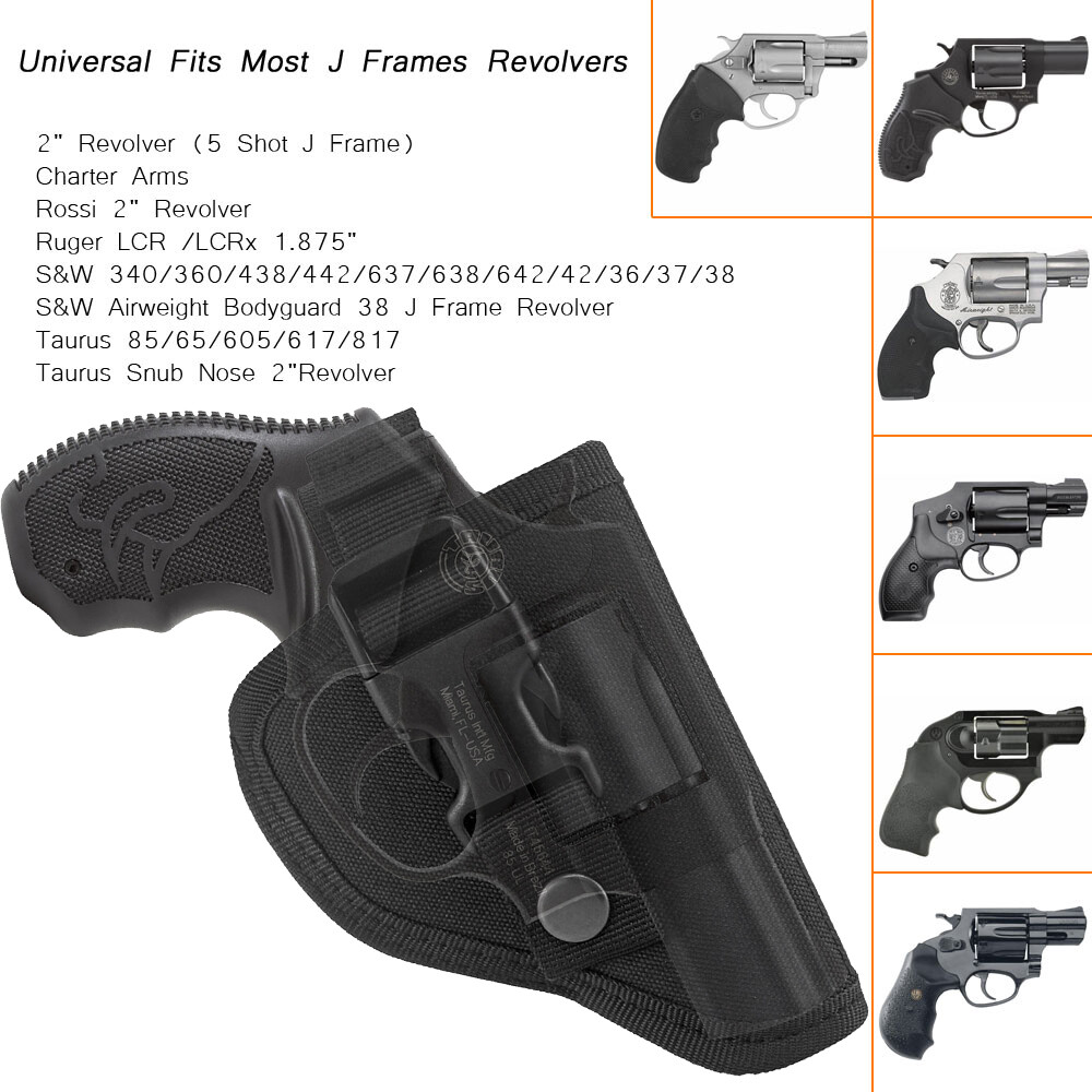 New Tactical Revolver Holster Fits .22 .38 .357 J Frame Snub Nose 2 ...