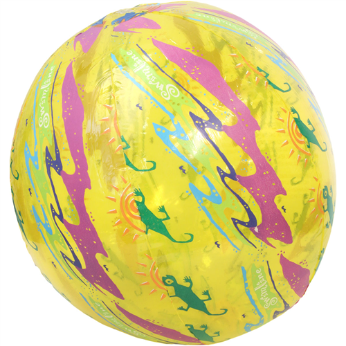 20" SWIMLINE BIG Printed Swim BEACH Ball Swimming Pool Lake Festival ...