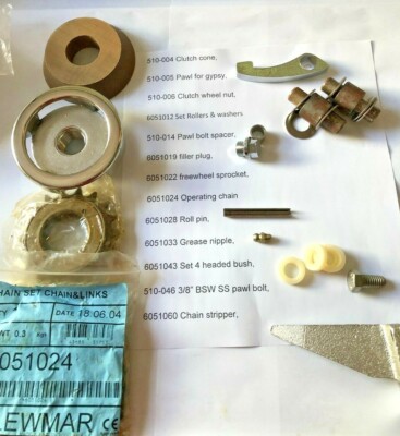 Simpson Lawrence Hyspeed Windlass, Model 510 Windlass spares Choose ...