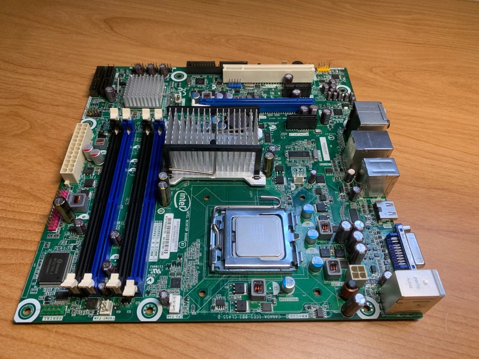 Intel DG43GT LGA775 Motherboard with Core 2 CPU, IO Shield -TESTED | eBay