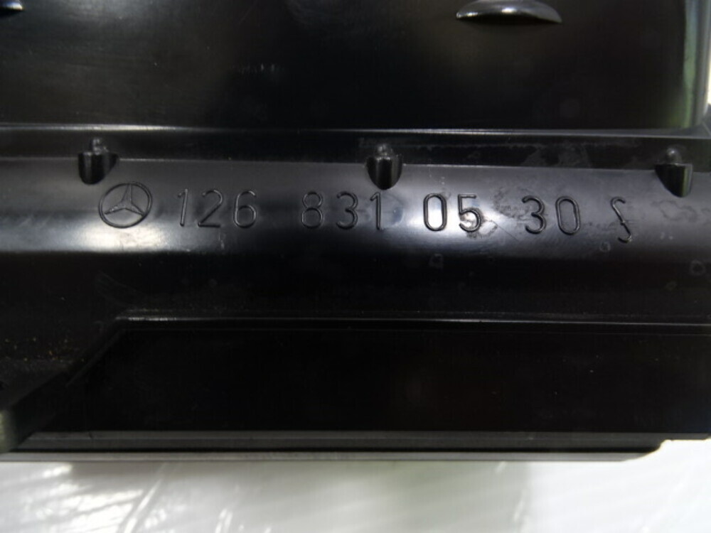 89 Mercedes W126 420SEL 560SEL ac vent, dash front set black ...