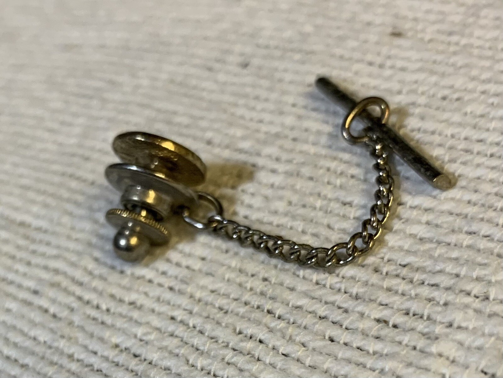 Vintage Peacock Tie Chain Clasp - Gem