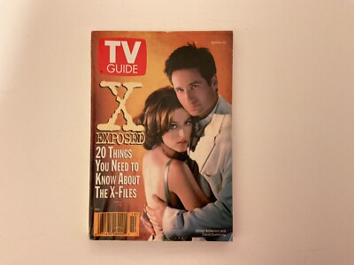 Vintage 1996 April 6-12 TV Guide - X Files Gillian Anderson & Duchovny ...