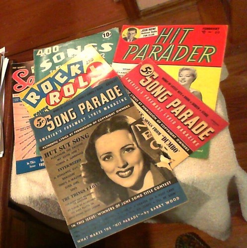7 Old Music Magazines 1941-50s Song Parade, Hit Parade, Rock & Roll ...