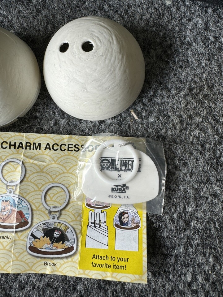 One Piece x Kura Sushi Anime Robin Charm Nepec Keychain | eBay