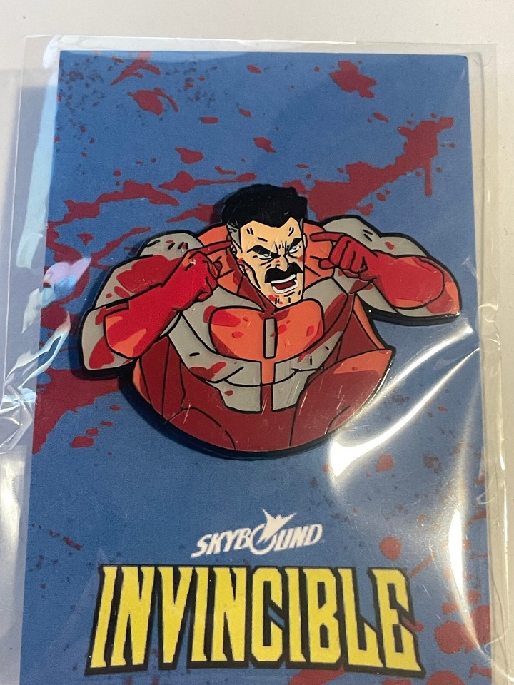 INVINCIBLE Omni Man THINK MARK Bloody Meme Pin SDCC 2023 Skybound ...