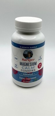Mary Ruth’s Magnesium Calm Gummies, Hibiscus Flavor, 60 Gummies | eBay