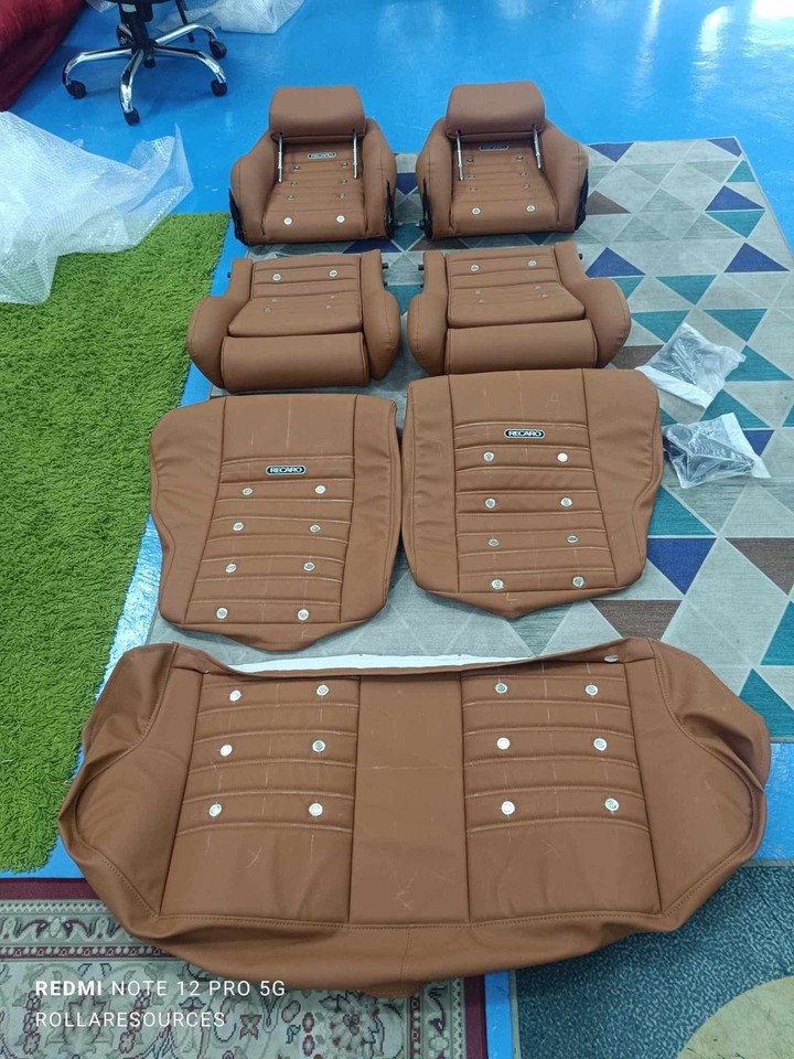 Reupholstered Recaro Seats For KP60 KP61 | eBay