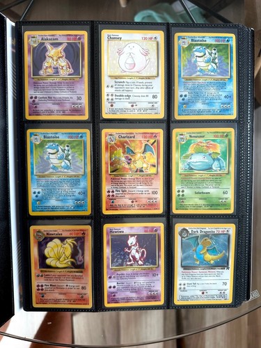 POKEMON CARD VINTAGE BINDER COLLECTION CHARIZARD UMBREON BLASTOISE ...