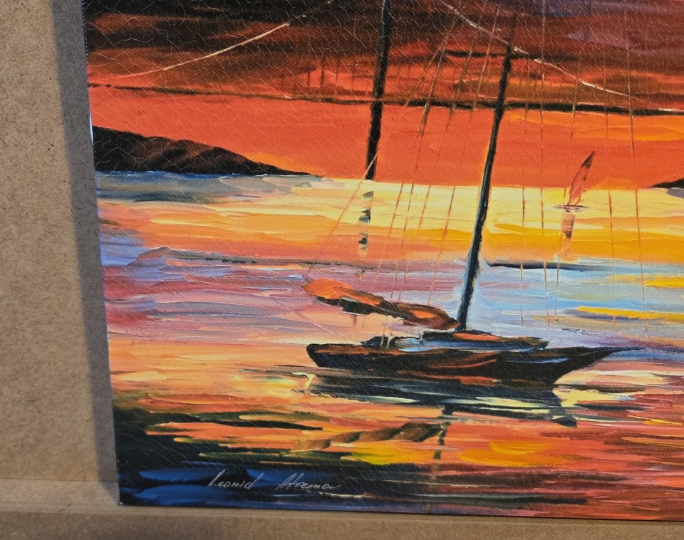 Leonid Afremov Golden Gate Bridge 2009 4660 Signed Limited Edition W 7677