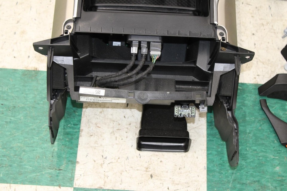 19-24 RAM Laramie Black Leather Floor Center Console Storage Bin W ...