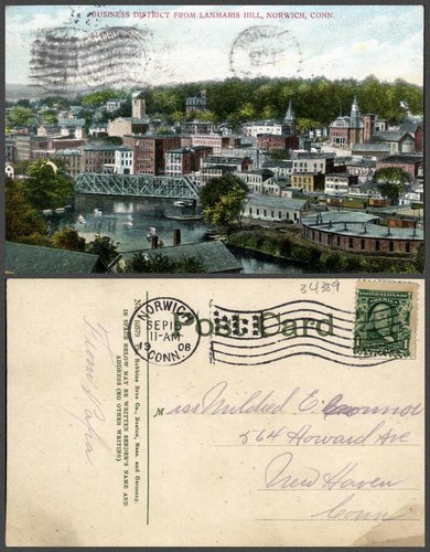 CONNECTICUT Norwich VINTAGE POSTCARD | eBay
