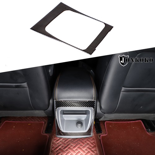 Carbon Fiber Rear Center Air Outlet Anti-Kick Panel Trim For Ford ...