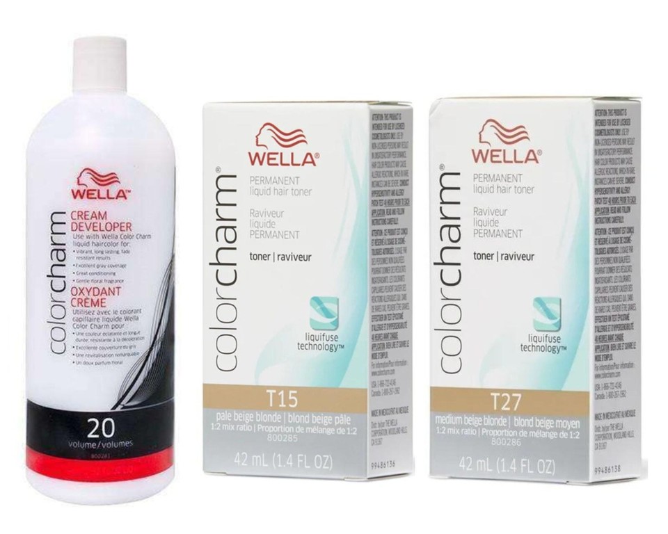 Wella Color Charm Liquid Hair Toner [T15] 42 ML /1.4 oz - CHOOSE Your ...