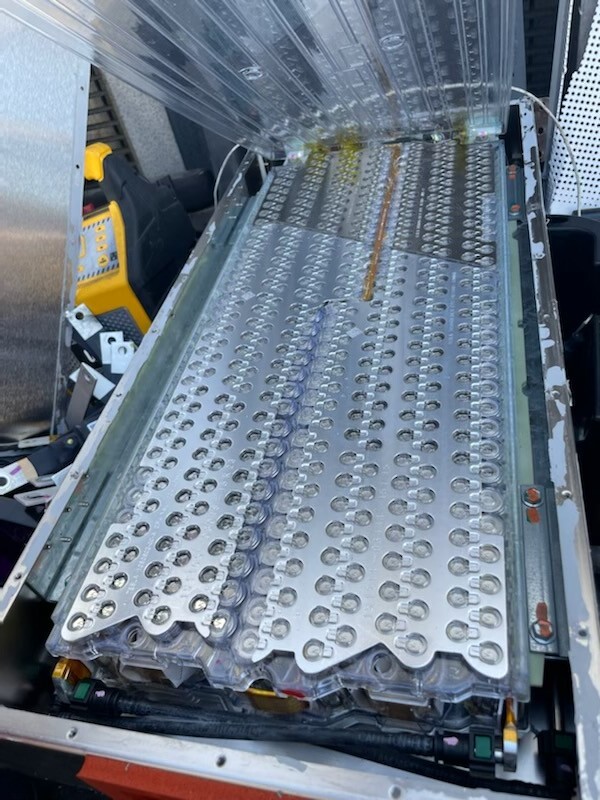 Tesla Model X S Battery STEEL CASE 5.2KWH 24V 250AH MODULE SOLAR CELL ...