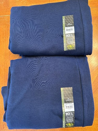 Lot of 2 Athletic Works Blue Womens Fleece Open Ankle Pants Pockets ...