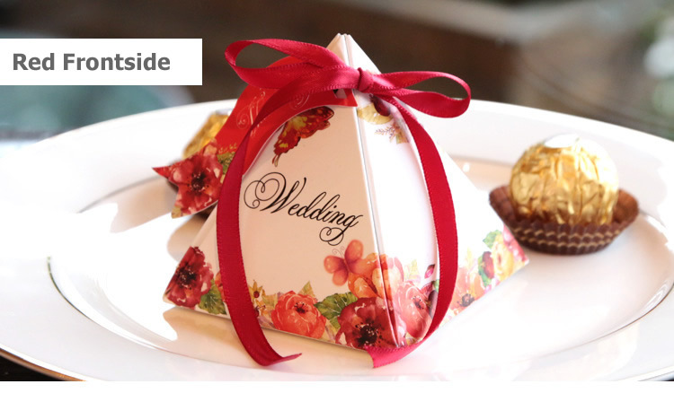 10-200X Spring Flower Paper Wedding Party Favour Sweet Boxes Bags ...