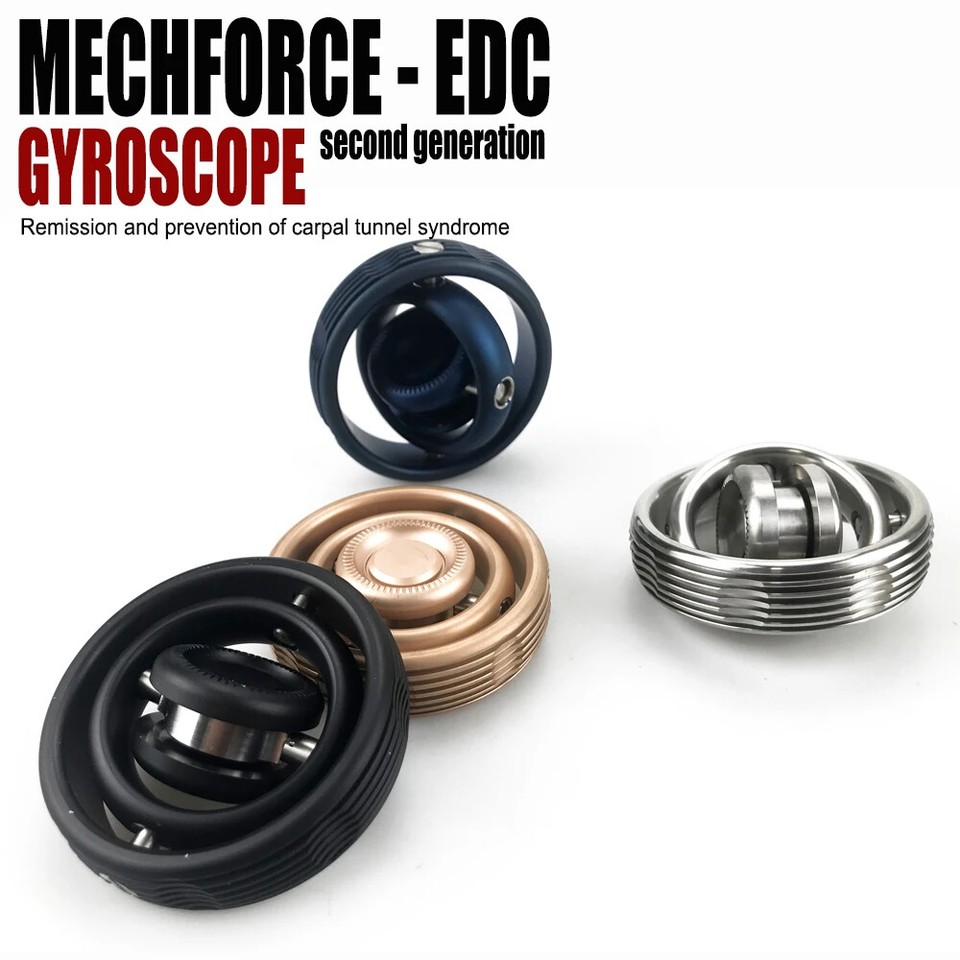 Fidget Spinner Metal Gyroscope Mechforce EDC Fingertip Toys Stress ...