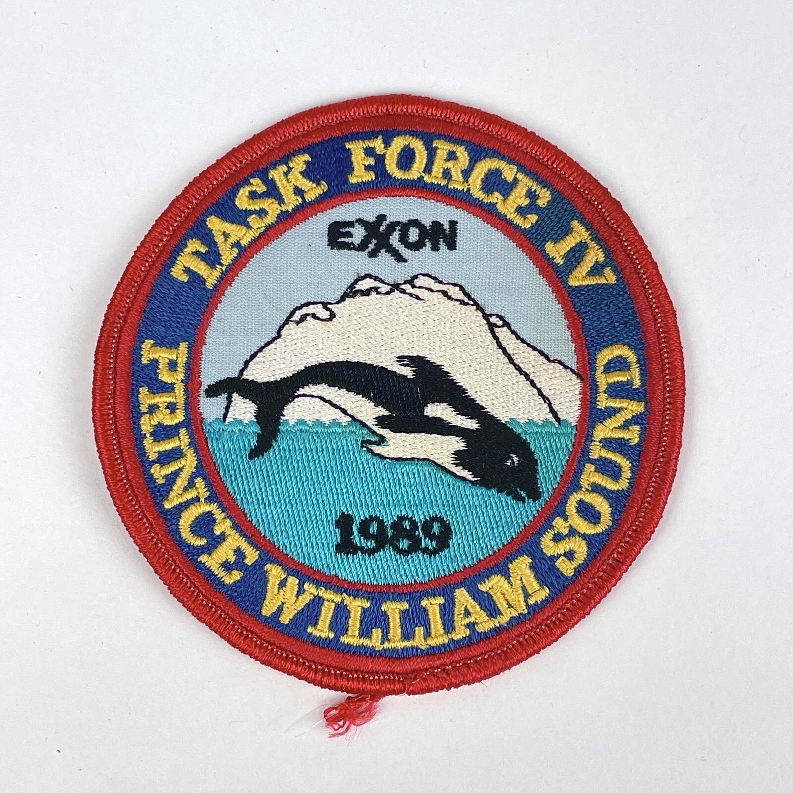 VTG 1989 Exxon Task Force IV Prince William Sound 3" Circular ...