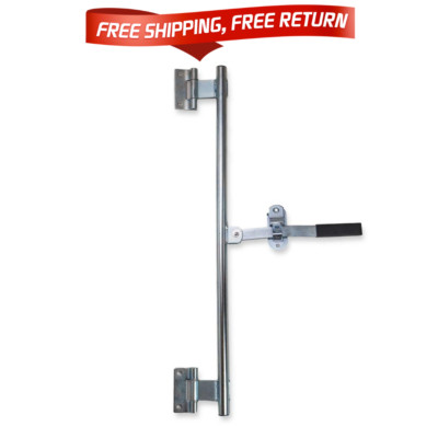 36" Cam Bar Cargo Trailer Swing Ramp Door Lock Hinged Hasp Latch Handle ...