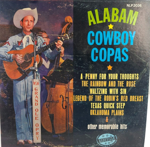 Cowboy Copas Alabam Album Vinyl Nashville Special Collector's Edition ...