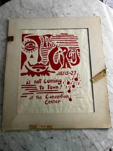 Vintage MCM Circus Poster | eBay