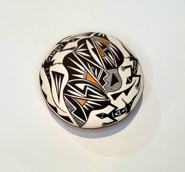 Acoma Pueblo Seed Pot with Lizards by Brenda L. Cerno | eBay