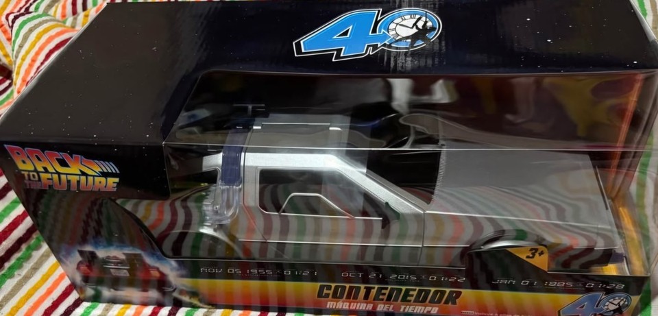 Cinemex 40th Anniversary Back To The Future Delorean Popcorn Bucket NEW ...