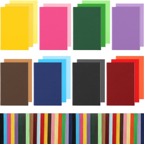 200 Pcs Mini Notebooks Colorful Lined Small Pocket Notebook Blank ...