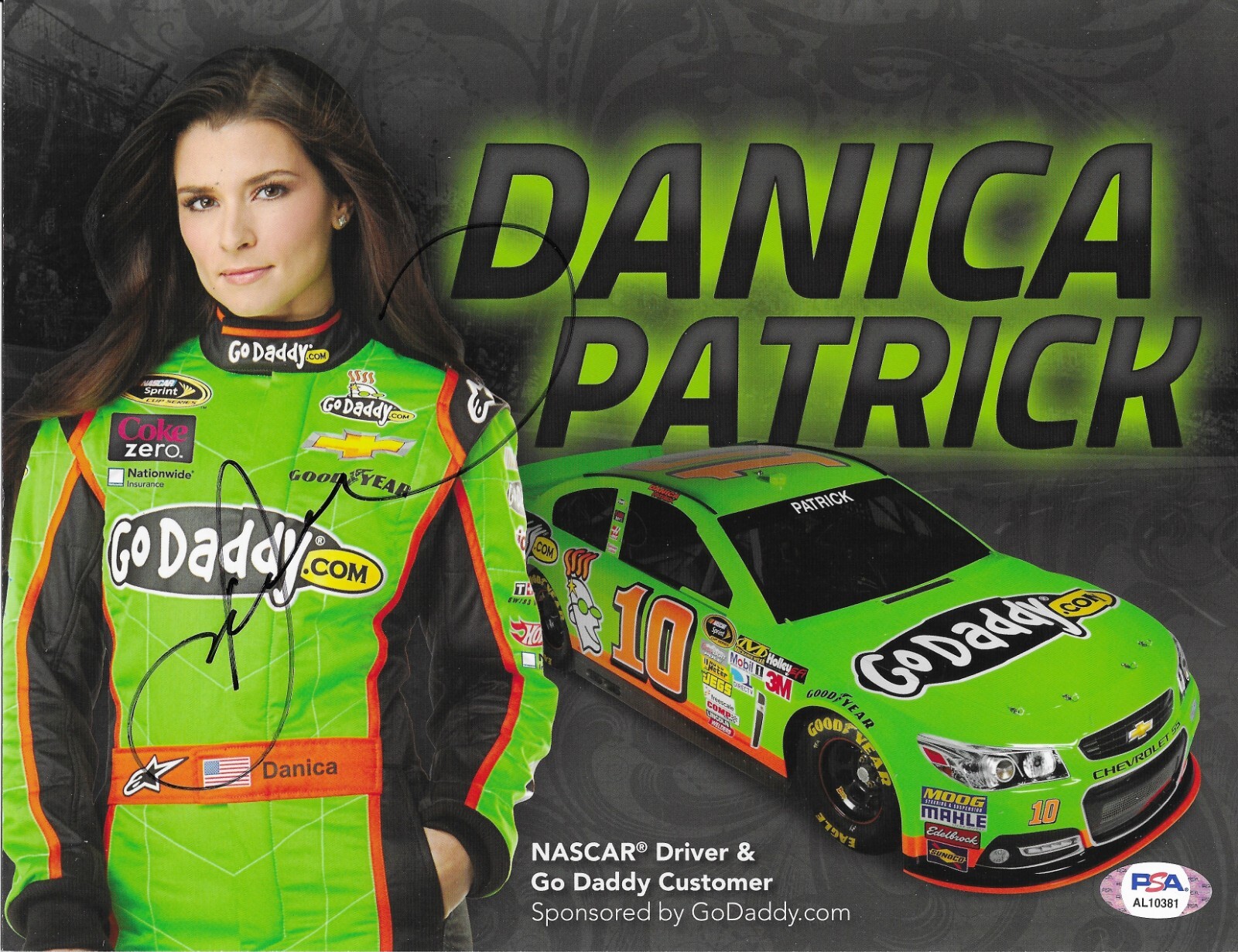 Danica Patrick Autographed Memorabilia | Signed Photo, Jersey ...